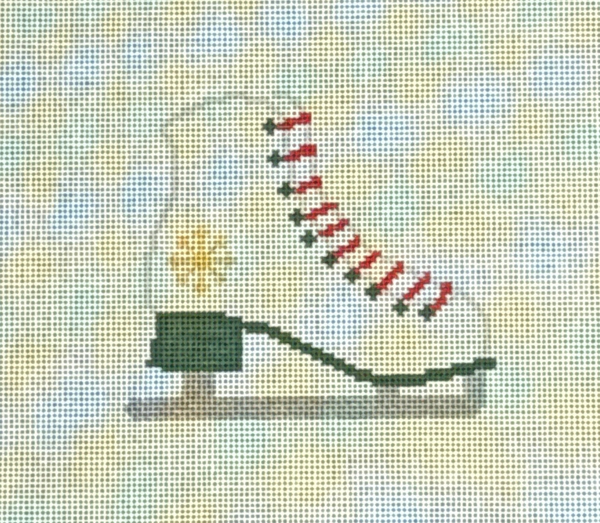 Ice Skate with Stitch Guide – i of the needle