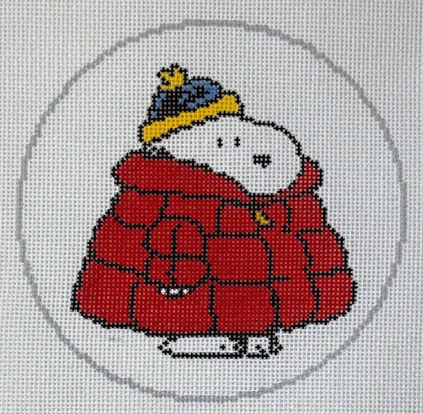 PEANUTS - Snoopy in Red Puffer Coat – i of the needle